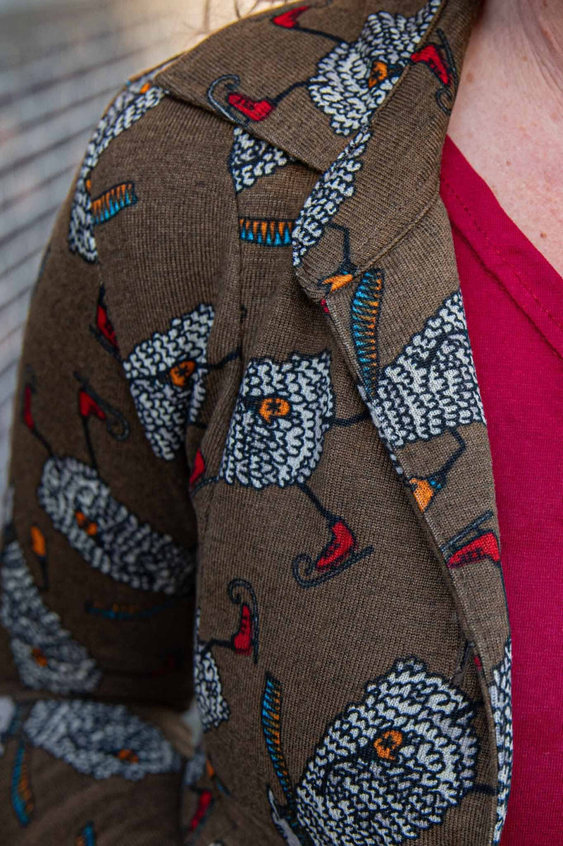 Amy dress / cardigan - 2 in one -schaatsende schaap - made by tantilly ...